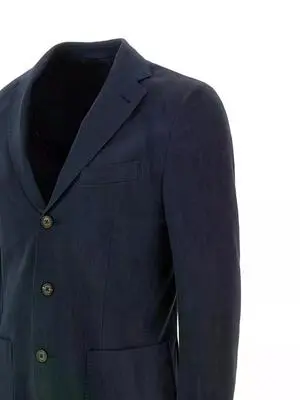 Eleventy Single-breasted Blazer - Blue