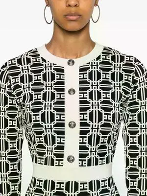 Elisabetta Franchi Logo-jacquard Mini Dress