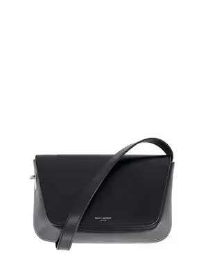 Saint Laurent Small Leather Shoulder Bag - Black