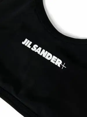 JIL SANDER Logo-print Bikini Top