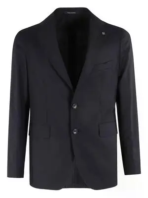 Tagliatore Single Breasted Wool Suit - Blue