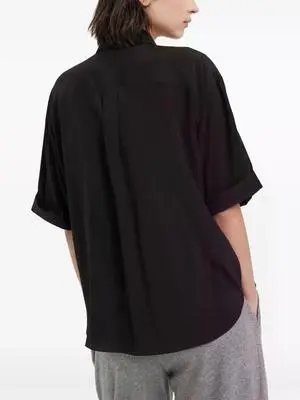 Brunello Cucinelli Monili-bead Embellished Silk Shirt