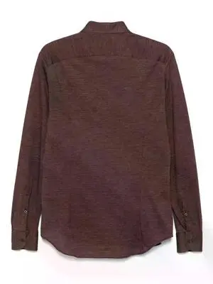 Corneliani Mélange-effect Shirt - Red