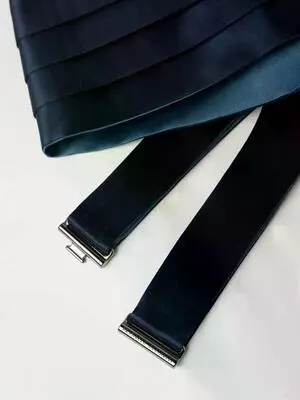 Brunello Cucinelli Satin Cummerbund - Blue