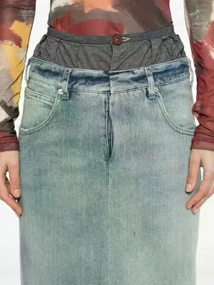 MAISON MARGIELA Denim Maxi Skirt