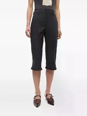 GANNI Pinstriped Capri Trousers