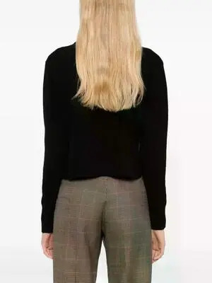 Pinko Love Birds Embroidered Cashmere Blend Sweater