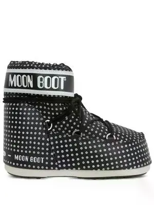 Moon Boot Logo-print Snow Boots - Black