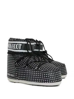 Moon Boot Logo-print Snow Boots - Black