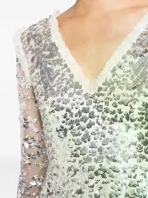 NEEDLE & THREAD Embellished Chandelier Minidress