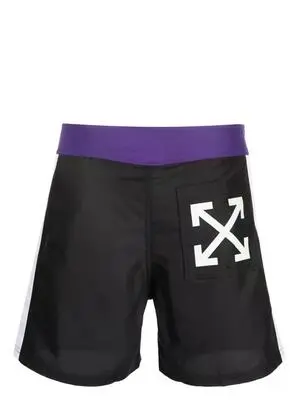 Off-White Arrows-print Swim Shorts