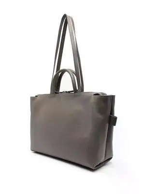 Marsèll 4 Dritta Logo-debossed Leather Tote Bag - Grey