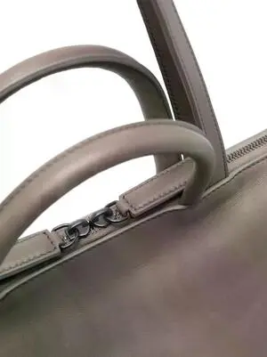 Marsèll 4 Dritta Logo-debossed Leather Tote Bag - Grey