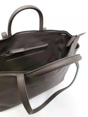 Marsèll 4 Dritta Logo-debossed Leather Tote Bag - Grey