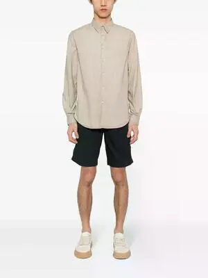 Aspesi Pressed-crease Cotton Shorts