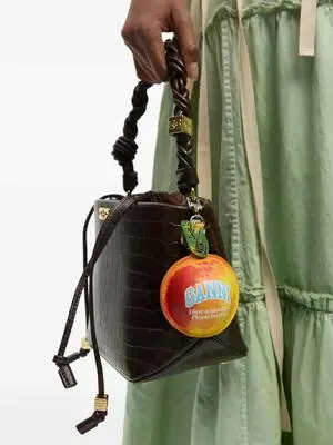GANNI Logo Keyring
