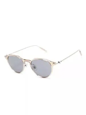Montblanc Round-frame Sunglasses - Neutrals