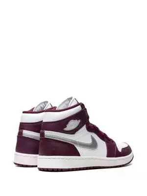 JORDAN Air 1 High Golf Bordeaux Sneakers