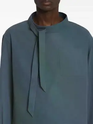 LANVIN Tie-neck Top - Blue