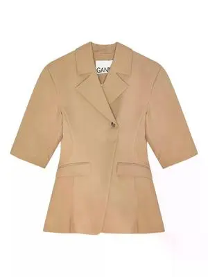 GANNI Short-sleeved Blazer