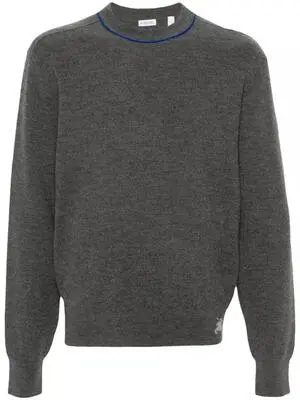 Burberry Equestrian Knight Intarsia Knit Sweater