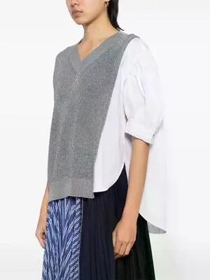 Kolor V-neck Jumper - Grey