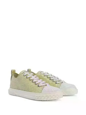 GIUSEPPE ZANOTTI Blabber Glitter Sneakers - Yellow
