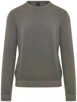 Fedeli Cotton Crew Neck Jumper
