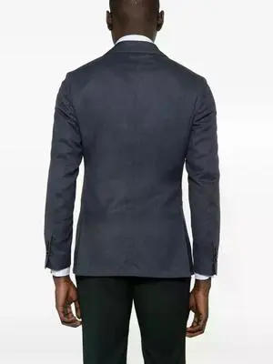 LARDINI Single-breasted Blazer - Blue