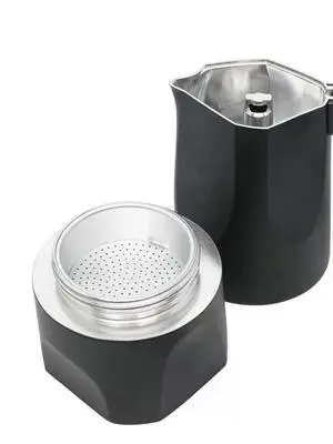 ALESSI Ossidiana 3-cup Espresso Coffee Maker - Black