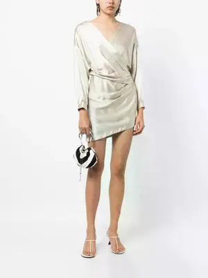 Michelle Mason Draped Mini Dress