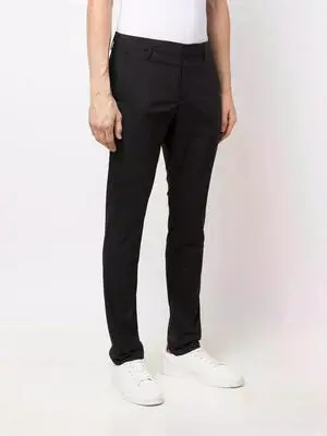 DONDUP Slim-cut Trousers - Black