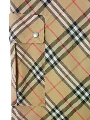 Burberry Checked Cargo Pants