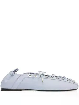Ganni Criss-cross Flats For Women