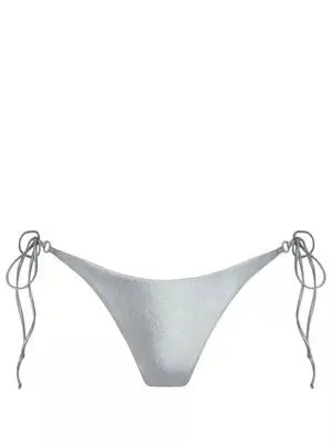 LET'S SWIM Metallic Bikini Bottoms