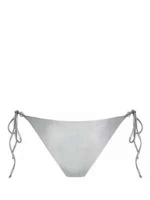 LET'S SWIM Metallic Bikini Bottoms