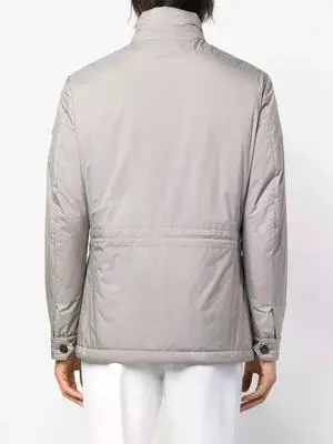 MOORER Long-sleeve Padded Jacket - Grey