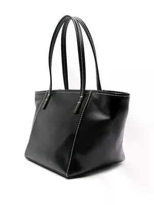 By Far Bar Leather Tote Bag