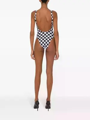 Moschino Cloud Print Swimsuit