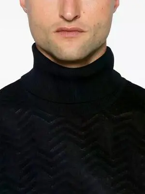 Missoni Turtleneck Chevron Sweater