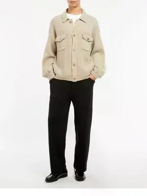 BARRIE Patchwork Denim Jacket - Neutrals