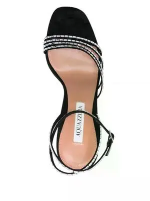 AQUAZZURA Mistica Crystal-embellished Stiletto Sandals
