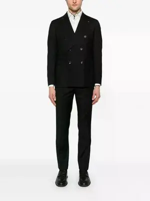 Tagliatore Virgin Wool Suit - Black