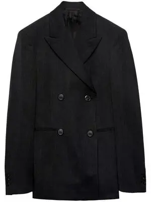 Prada Double-breasted Wool Blazer