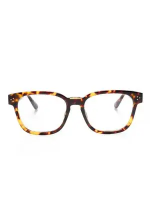 Linda Farrow Steffen Square-frame Glasses - Brown