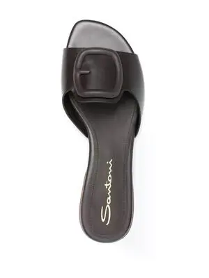 Santoni Decorative-buckle Slides