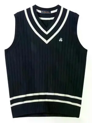 Brooks Brothers Logo-embroidered Vest - Blue