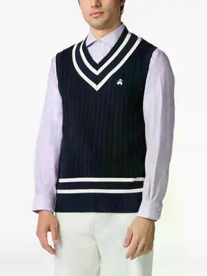 Brooks Brothers Logo-embroidered Vest