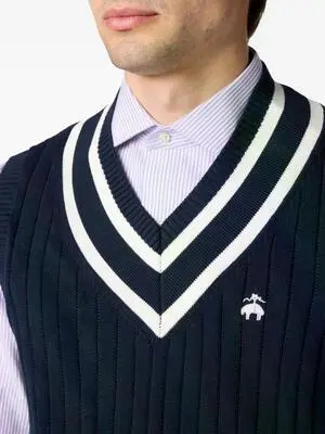 Brooks Brothers Logo-embroidered Vest