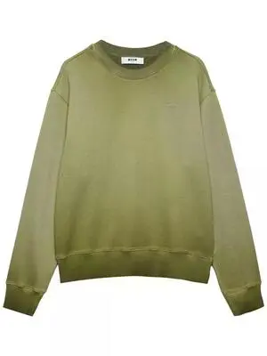 MSGM Embroidered-logo Cotton Sweatshirt